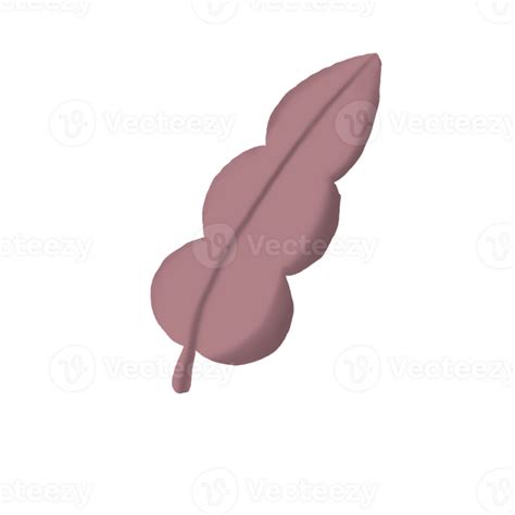 Wavy Purple Leaf Clipart Illustration 67941753 Png