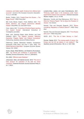 Paradise Leaked An Analysis Of Offshore Data Leaks PDF