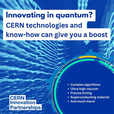 Cern Innovation Partnerships On Linkedin Quantum Quantumtech Cernqti