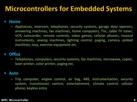 Introduction To Microcontrollers8051 Architectureinstruction Set