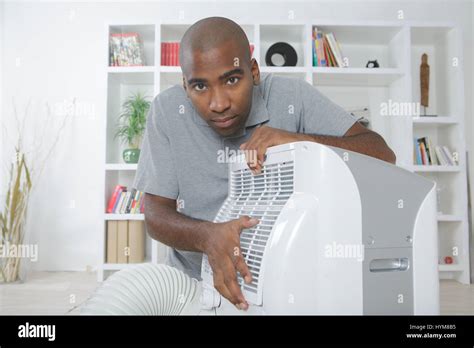 Fixing A Portable Heater Stock Photo Alamy