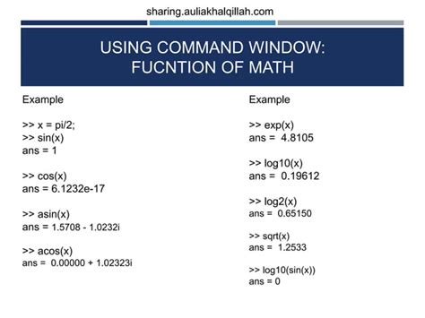 Basic Of Octave Matlab Programming Language Pptx Programming Languages Computing