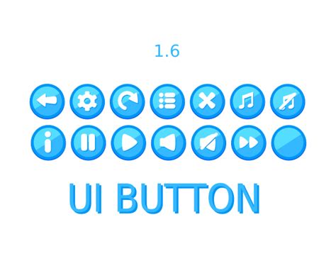 UI BUTTONS By DaunGames