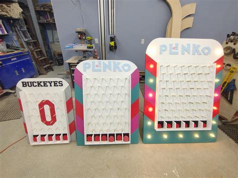 Plinko Board Game Custom Light Up Disk Drop Game Game Board