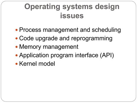 Operating Systems For Sensor Networkspptx Pptx
