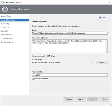 Examples Of Custom Query Based Monitors In The System Center Management Pack For Sql Server