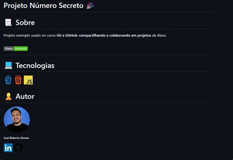 Projeto README Md Git E GitHub Compartilhando E Colaborando Em Projetos Alura Cursos