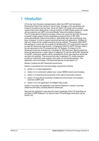 LTE Advanced Technology Introduction PDF