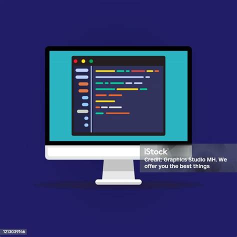 Computer Programming Application Programming Interface Api Laptop Or Coding Php Vector Concept