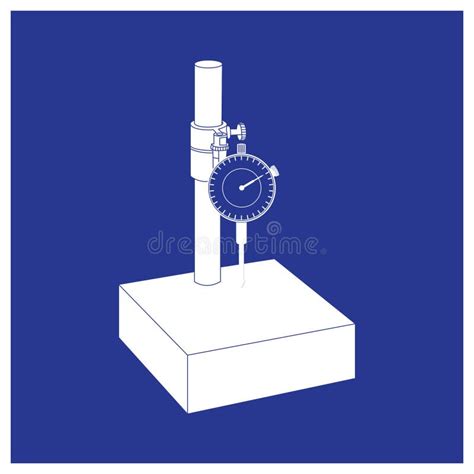 Dial Indicator Logo Simple Design Stock Illustration Illustration Of Measurement Device