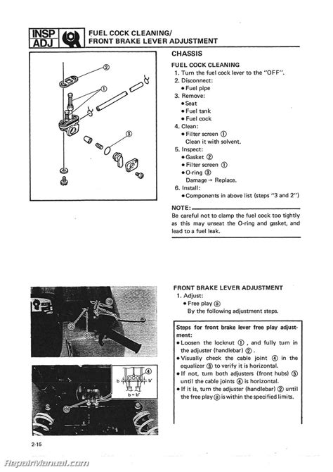 1987 Yamaha Moto 4 350 Service Manual Masaod