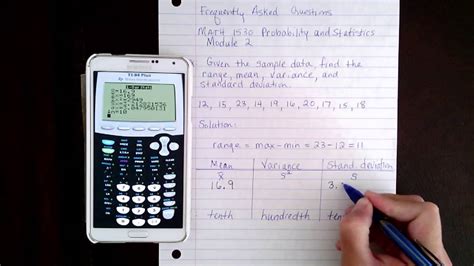 Calculating Standard Deviation Worksheet Answers
