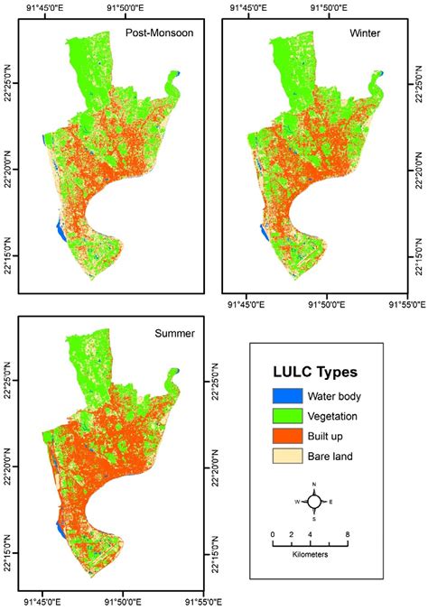 gis based method for mapping actual lulc by combining seasonal lulcs semantic scholar
