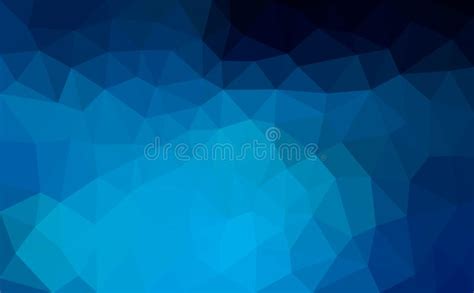 Modern Blue Abstract Polygonal Mosaic Background Geometric Texture Background In Origami Style