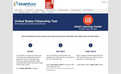 Brainfuse Helpnow Laurel County Public Library