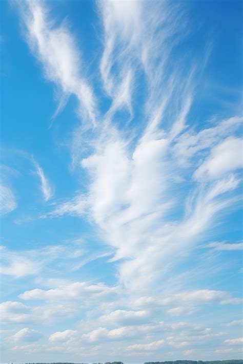 구름이 있는 밝고 푸른 하늘 배경 배경 화면 및 일러스트 무료 다운로드 Pngtree