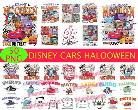 Disney Cars Halloween Png Bundle Halloween Cars Png Halloween Cartoon