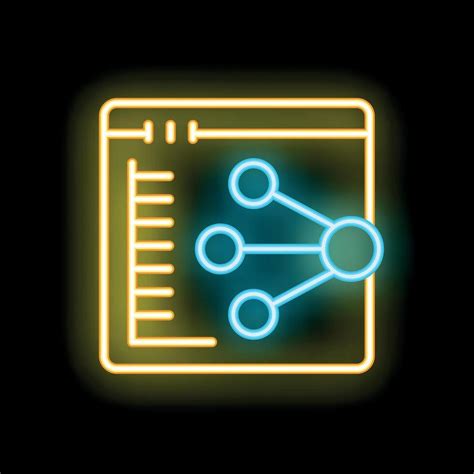 Neon Icon Of Software Development Project Management With Flowchart 52894134 Vector Art At Vecteezy