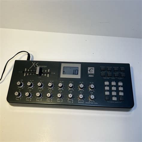 Evolution X Session Dj Usbmidi Controller Midi In And Out Gun Metal Grey