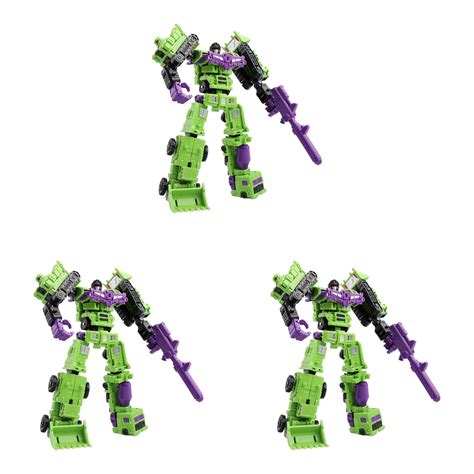 Audeals Toy Combiner Set Deformation Toys 6 In 1 Mini Combiner Action Figure Robot Toys War For