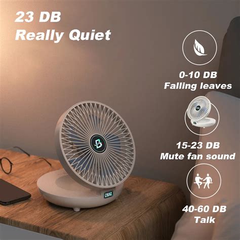 벽걸이 데스크탑 선풍기 휴대용 테이블 팬 무소음 브러시리스 모터 접이식 에어 쿨러 가정 사무실용 티몬