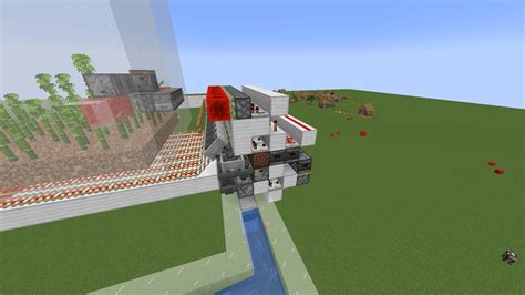 1 Block Wide Tileable Toggleable Minecart Unloader Automatic