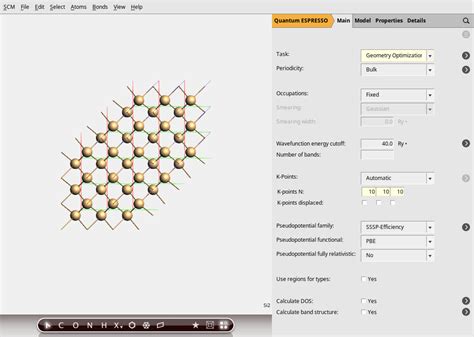 Quantum Espresso Geometry And Lattice Optimization — Tutorials 20241 Documentation