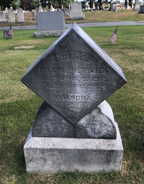 Maxime Lepine Headstone