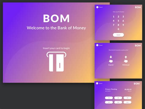 Daily Ux 5 Atm Interface By Justin Castaneda On Dribbble