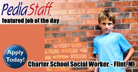 Hot New Job Charter School Social Worker Flint Mi Pediastaff