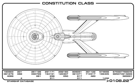 Constitution Class Refit Line Art By Valdore17 On Deviantart