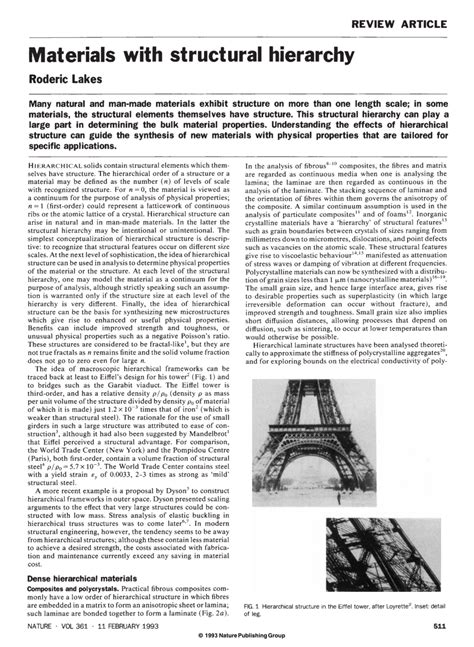 Pdf Materials With Structural Hierarchy