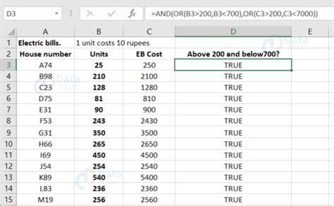 Logical Functions In Excel And Or Xor Not Dataflair