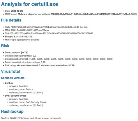 Misp Playbook Malware Triage Koen Van Impe Vanimpeeu