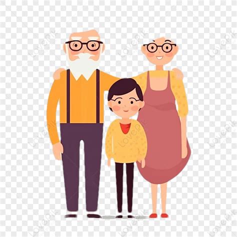 조부모의 날 따뜻한 조부모 다리 몸짓 수치 Png 일러스트 무료 다운로드 Lovepik