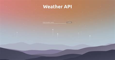 GitHub Benasvaleika Weather API A Simple Web App Built As A Learning Project That Uses API