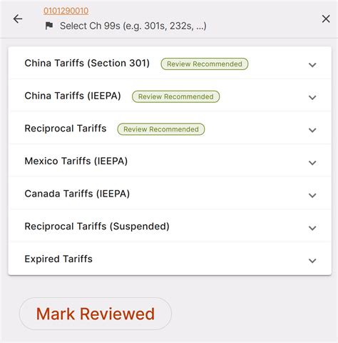 Recent Tariff Guidance Section 301 China Tariffs Quickcode