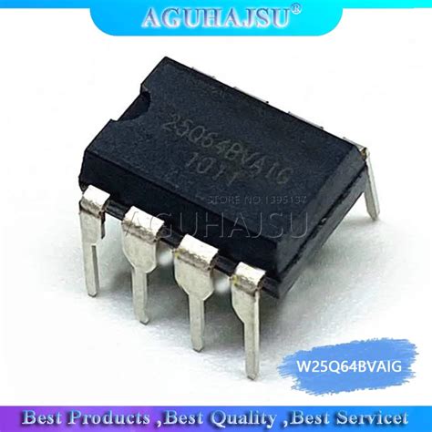 1PCS W25Q64BVAIG W25Q64FVAIG 25Q64BVAIG 25Q64 W25Q64 DIP 8 motherboard ...