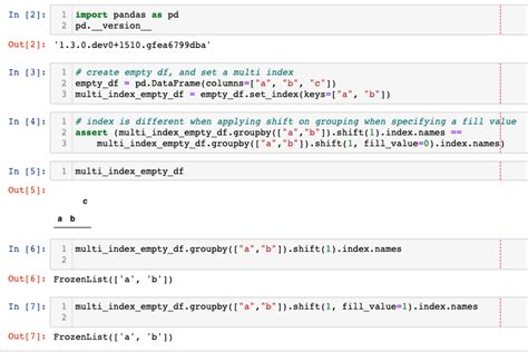 Bug Specifying Fillvalue In Pandasdataframeshift Messes With
