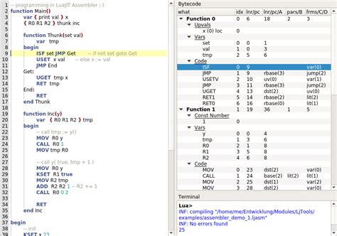 github rochus keller ljtools luajit 2 0 bytecode parser viewer assembler and test vm lua 5