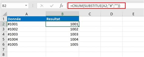 Supprimer Des Caractèrestexte Dune Chaîne Dans Excel