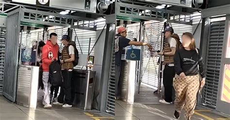 Hombres Fueron Grabados Manipulando Las Compuertas De Transmilenio En