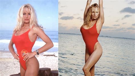 Pamela Anderson Torna Indietro Nel Tempo E Indossa Il Leggendario