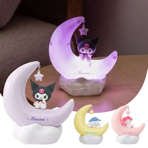 Cute Sanrio Cinnamoroll Kuromi My Melody Led Night Light Lights Table