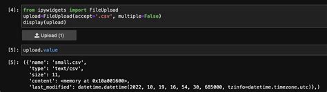 Upload The Csv File By Fileupload But The Values Is An Empty Tuple · Issue 3610 · Jupyter