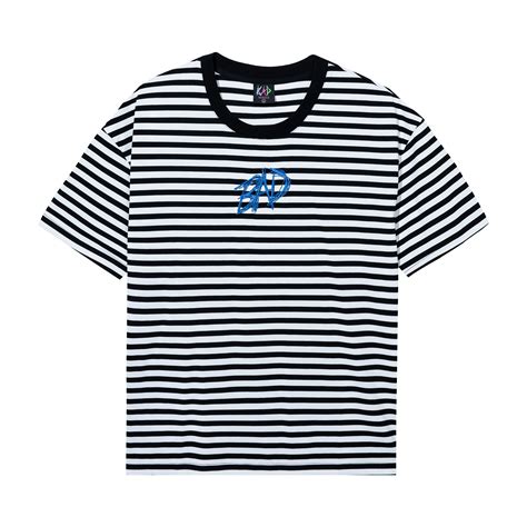 Bad Striped Tee Blackwhite