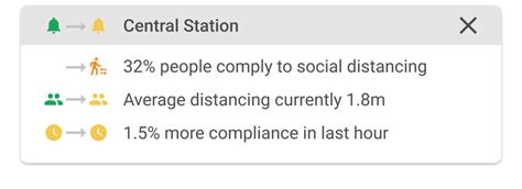 Dynamic Crowd Measurement Artificial Intelligence Measured Social Distancing