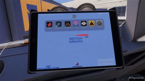 British Airways Babaw Efb Background A320 对于 Microsoft Flight
