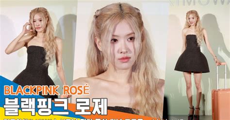 블랙핑크 로제 성수동에 핀 한 떨기 황금 장미꽃[뉴스엔tv]