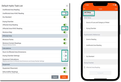 customizing the default hydro task list encircle
